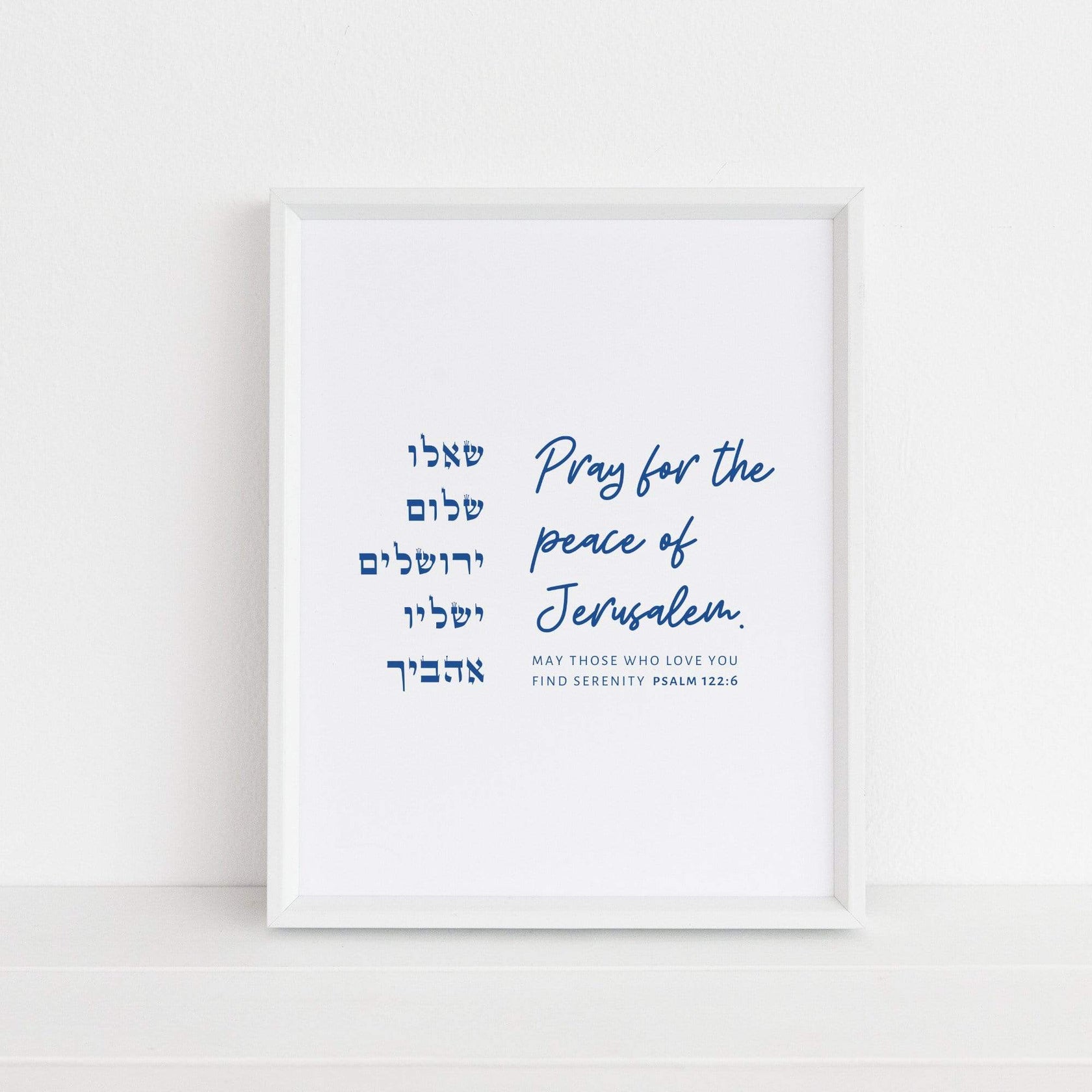Psalm 122:6 – The Verse