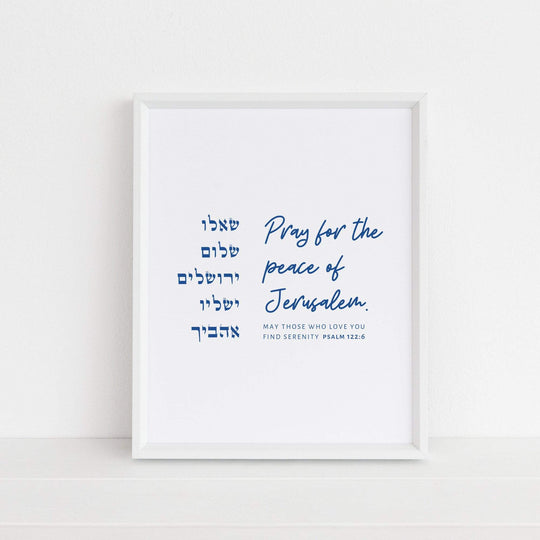 Psalm 122:6 – The Verse